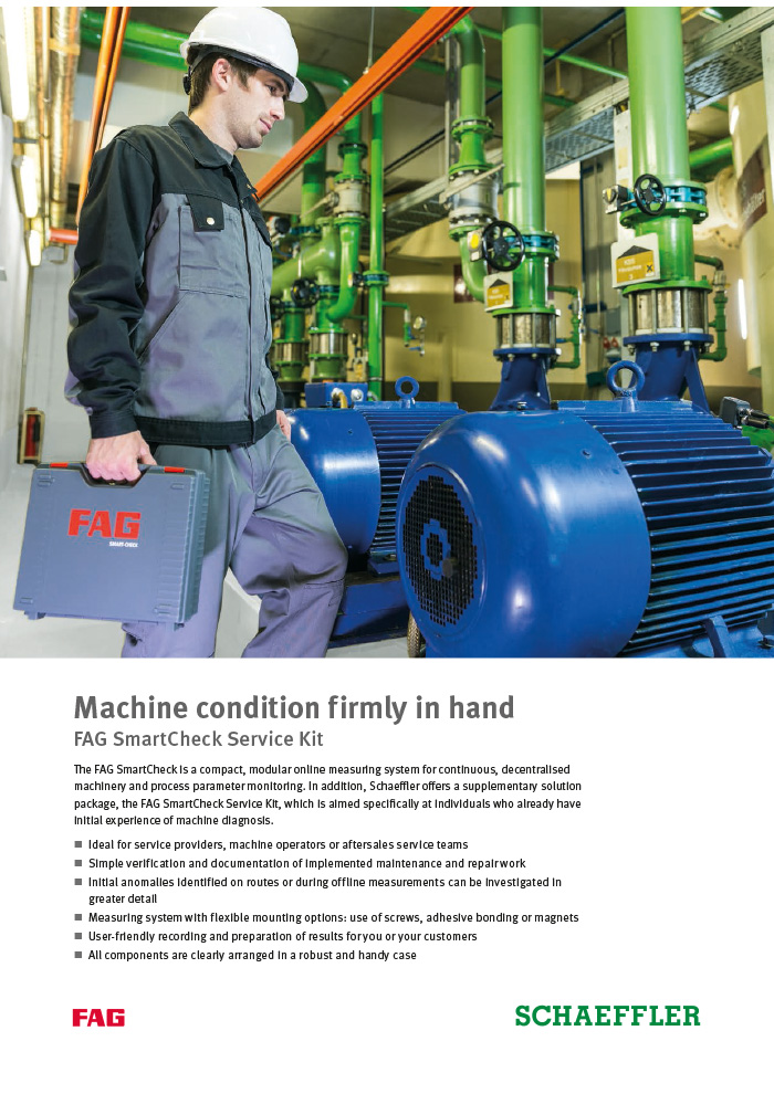 FAG SmartCheck Service-Kit | Publications | Schaeffler Japan